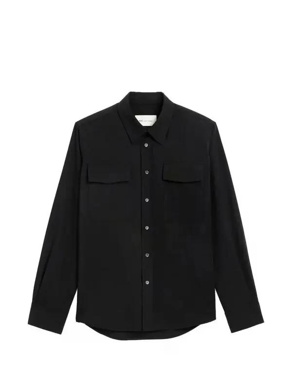 AMI Paris Wool Shirt - Black