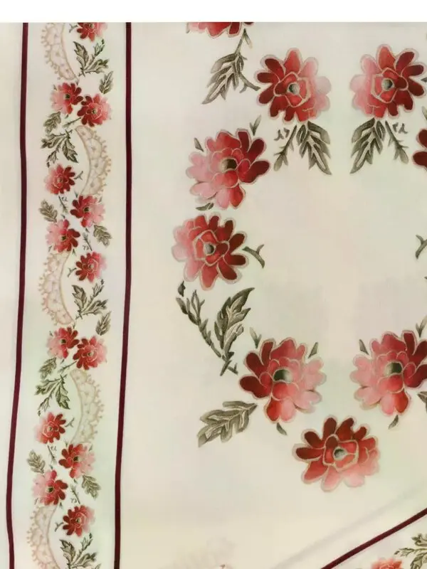 Chloé Floral-print Silk Scarf