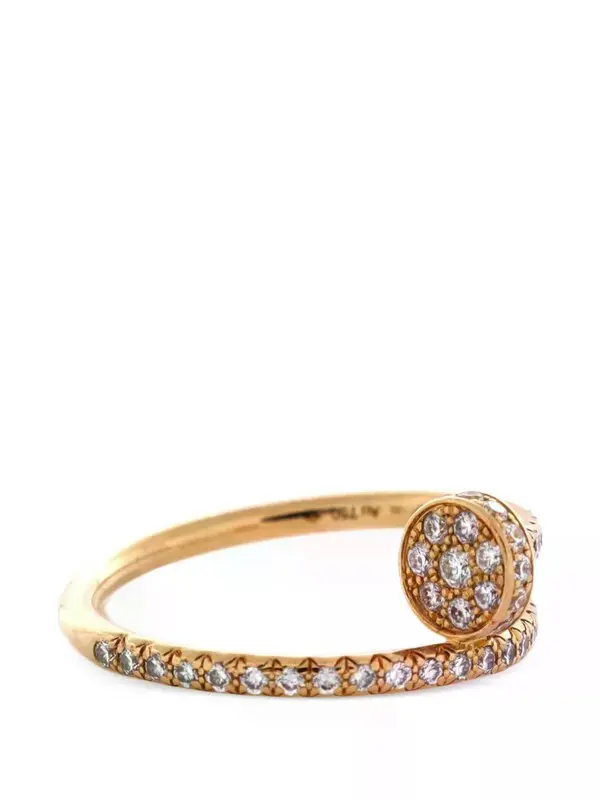 Cartier Juste Un Clou Paved 18k Yellow With Diamonds Small Ring