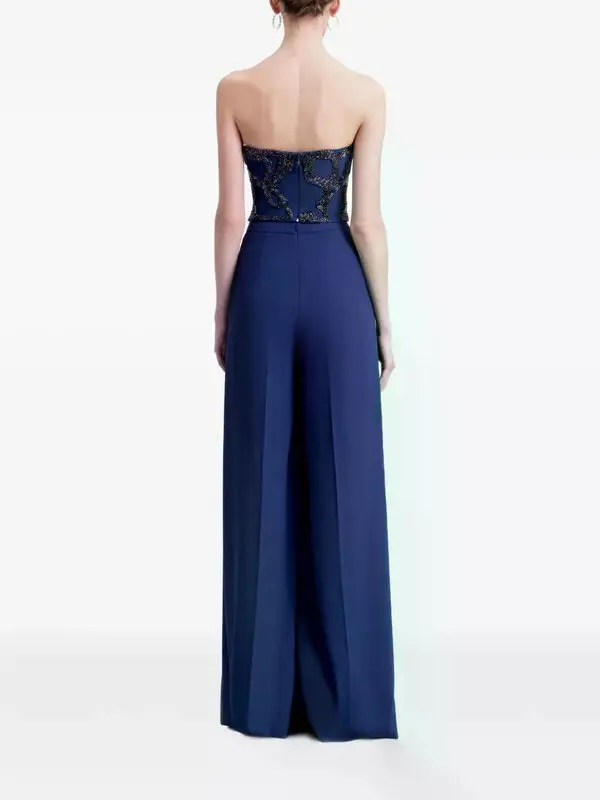 GEMY MAALOUF Pleated Wide-leg Trousers