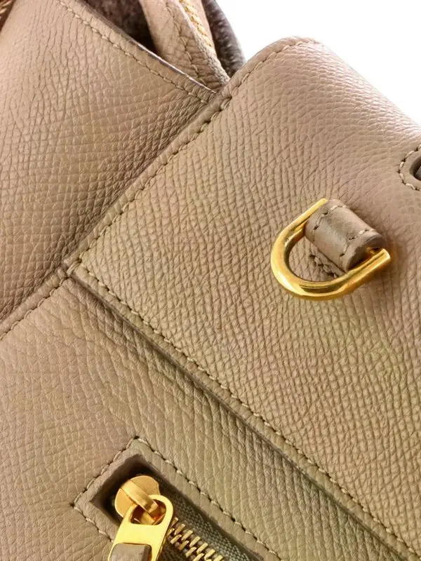 Celine Belt Bag Textured Leather Mini Shoulder Bag