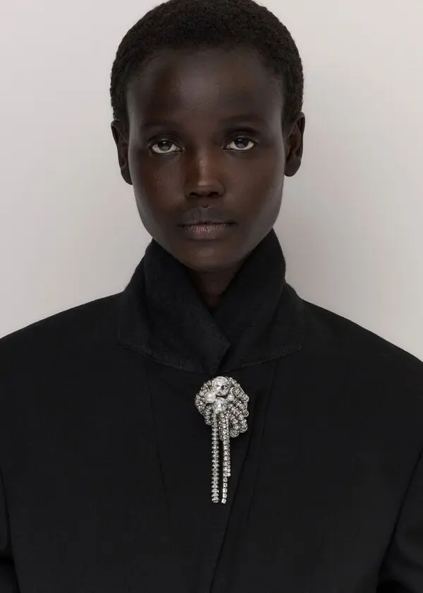 ME+EM Crystal Knot Brooch