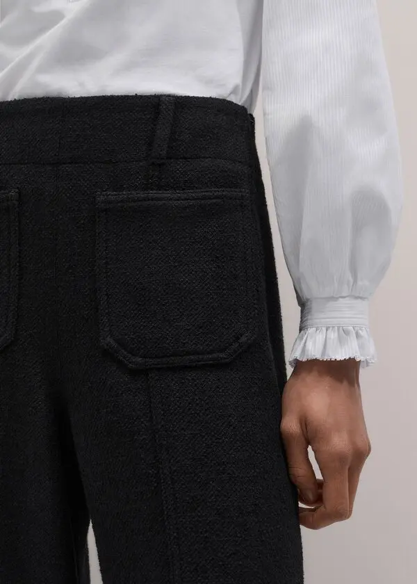 ME+EM Super Wide Crop Trouser