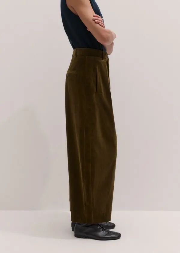 ME+EM Pleated Barrel Trousers