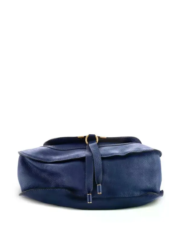 Chloé Marcie Leather Medium Satchel - Blue