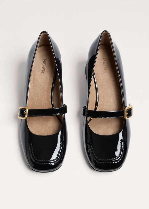 ME+EM Mary Jane Block Heel