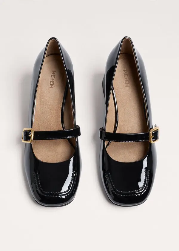 ME+EM Mary Jane Block Heel