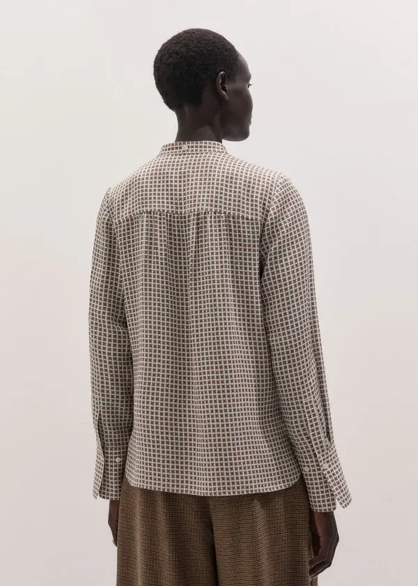 ME+EM Geometric Print Blouse