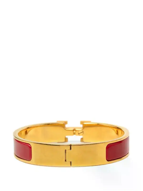 Hermès 2000-2026 Narrow Enamel Clic H Bracelet Pm Costume Bracelet