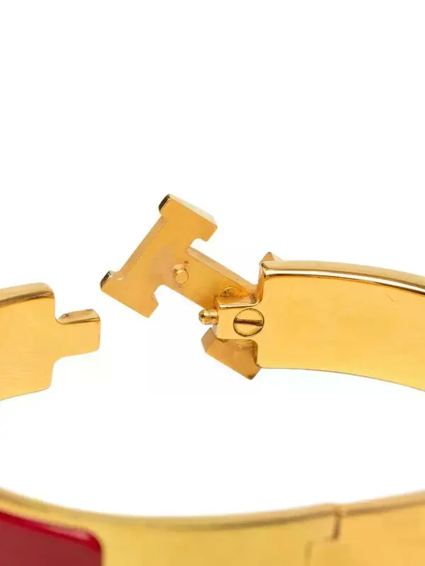 Hermès 2000-2026 Narrow Enamel Clic H Bracelet Pm Costume Bracelet