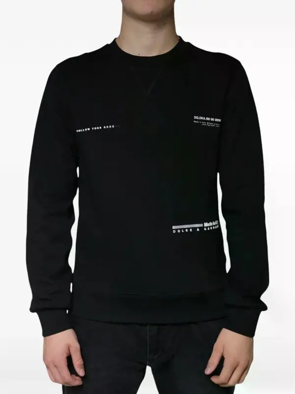 Dolce & Gabbana Graphic Print Crewneck Sweatshirt
