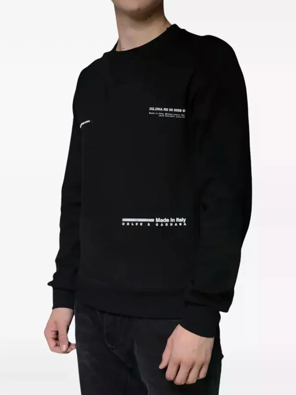 Dolce & Gabbana Graphic Print Crewneck Sweatshirt