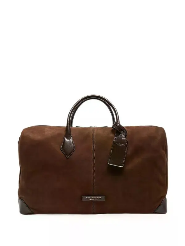 THE BRIDGE Leather-trim Nubuck Holdall