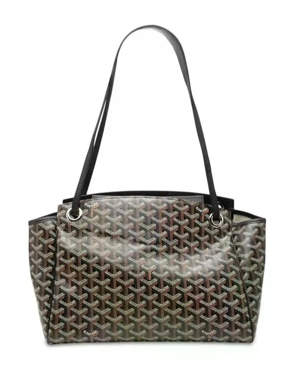 Goyard 2023 Goyardine Rouette Pm Shoulder Bag - Black