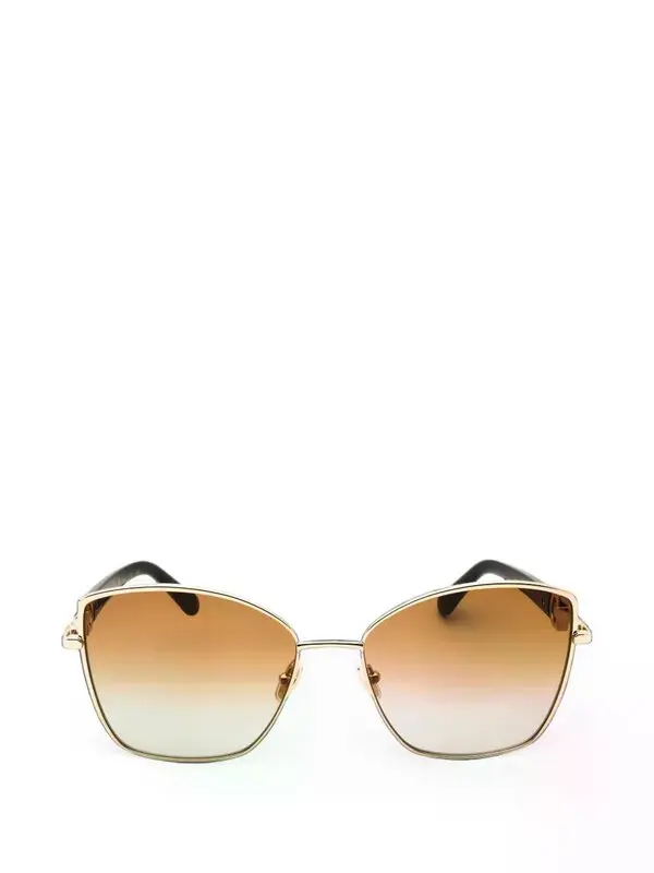FERRAGAMO Cat-eye-frame Sunglasses - Gold