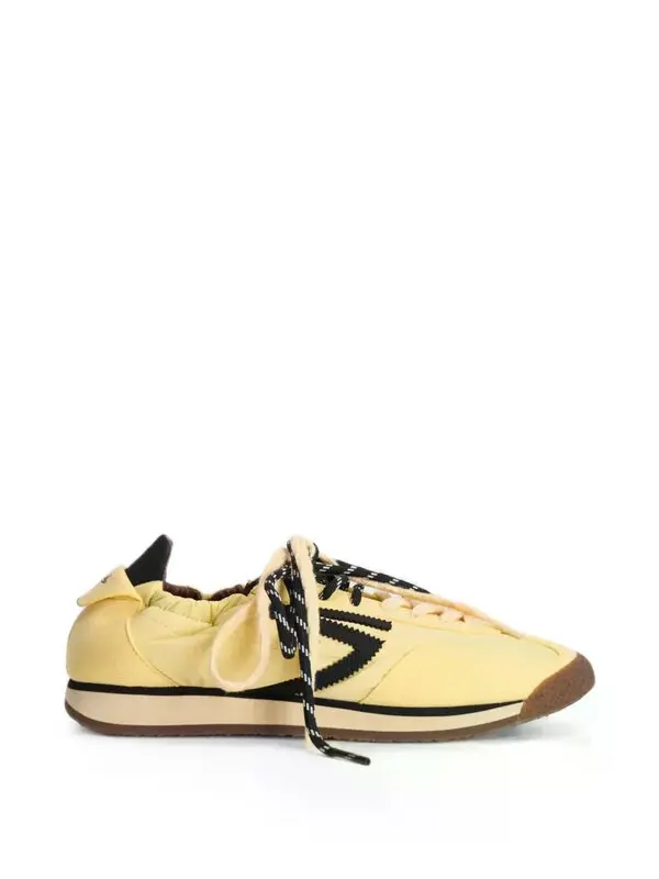 PURAAI Panther Logo-patch Sneakers - Yellow