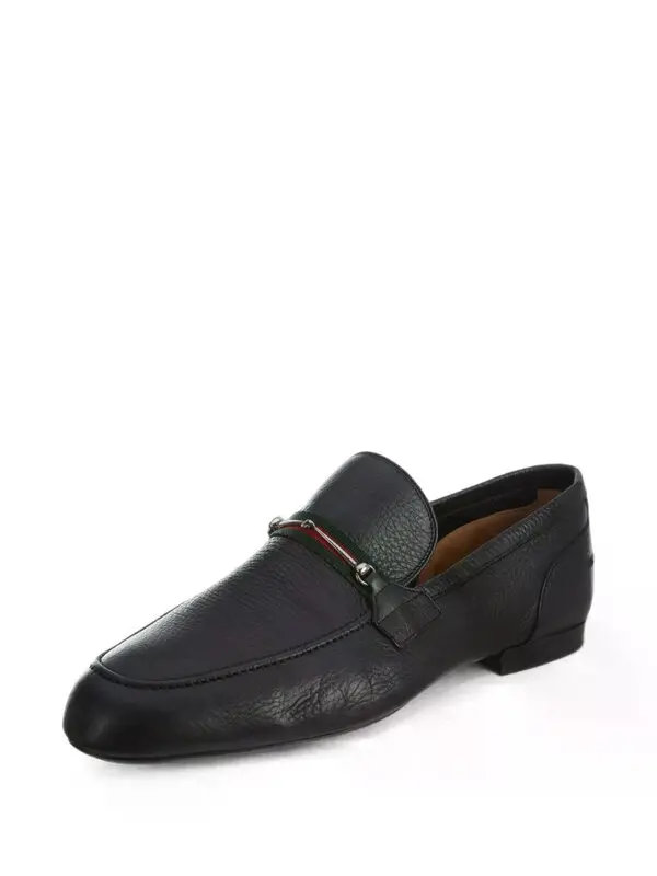 Gucci Web-stripe Horsebit Loafers