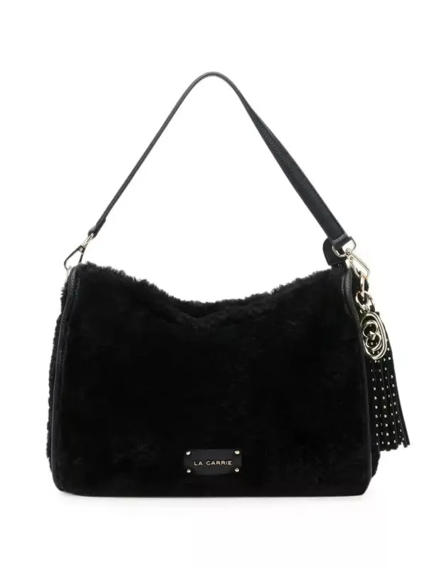LA CARRIE Teddy Shoulder Bag - Black