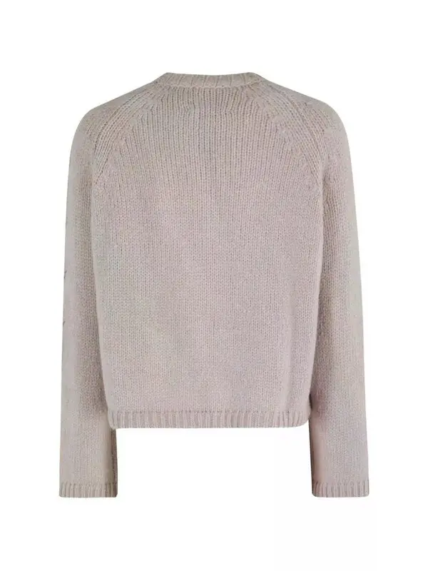 ROBERTO COLLINA Cable Knit Raglan Sleeve Sweater