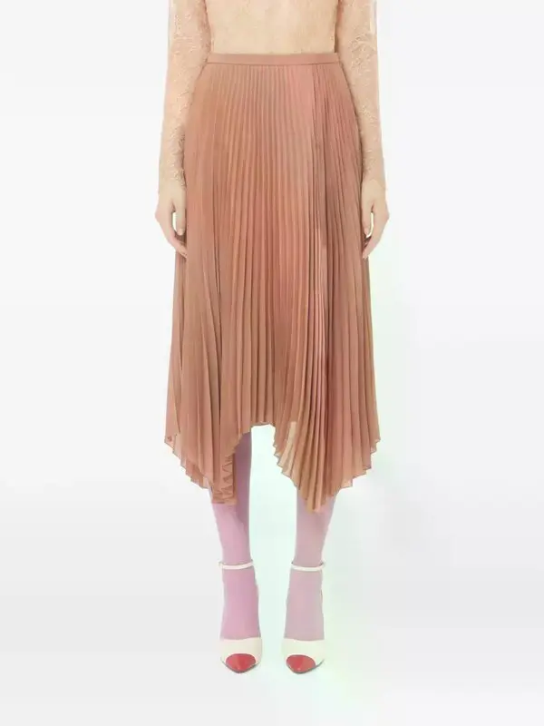 Valentino Garavani Light Georgette Midi Skirt