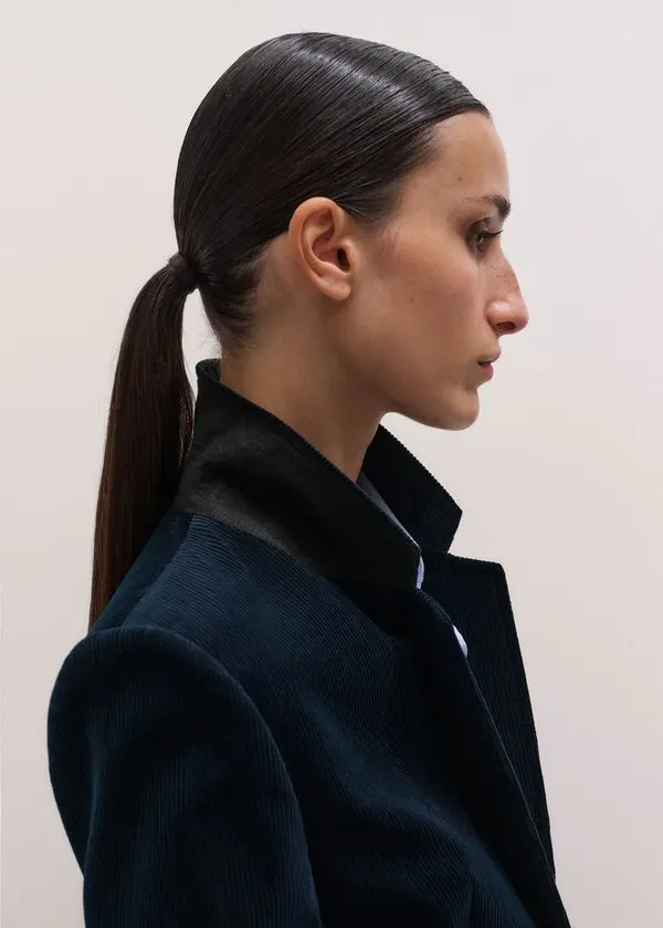 ME+EM Patch Pocket Sharp Shoulder Blazer