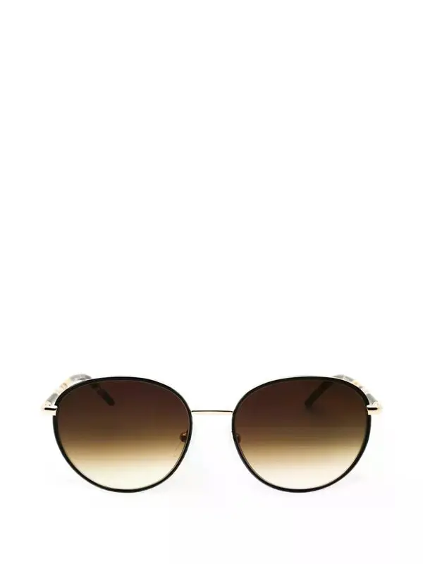 Longchamp Round Frame Sunglasses With Gradient Lenses