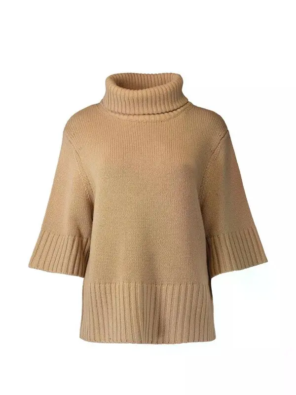 Michael Kors Funnel-neck Cashmere Sweater - Brown