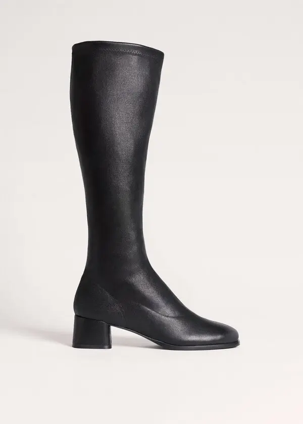 ME+EM Knee-high Stretch Boots - Black
