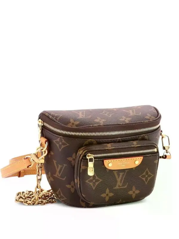 LOUIS VUITTON Monogram Canvas Mini Belt Bag - Brown