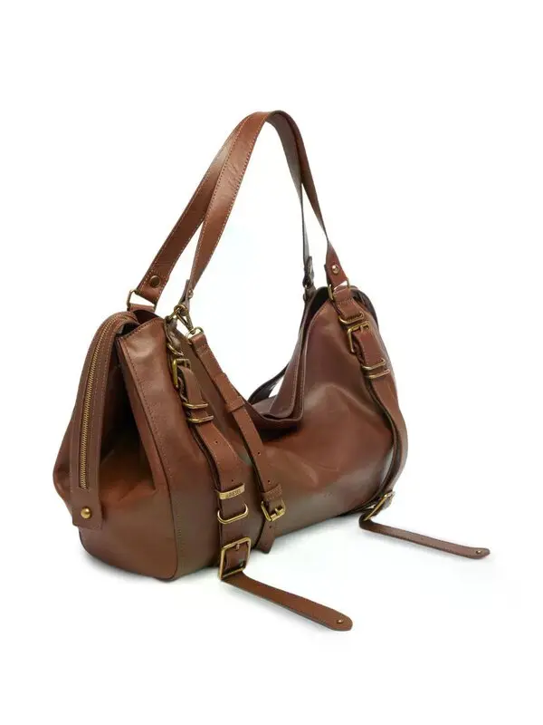 DIESEL® D-one-large Top-handle Bag In Treated Leather