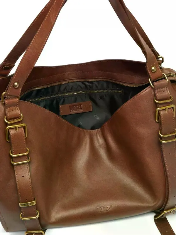 DIESEL® D-one-large Top-handle Bag In Treated Leather