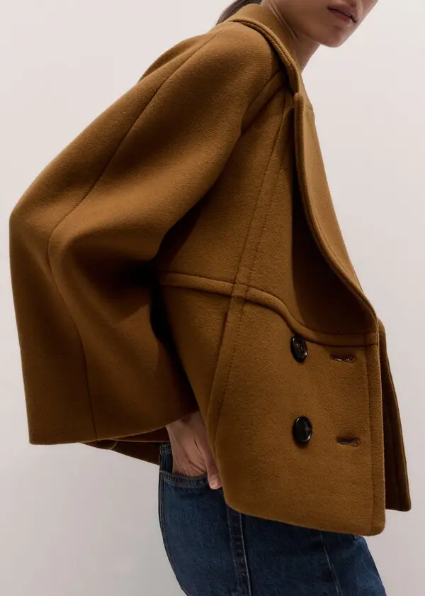 ME+EM Crop Swing Coat