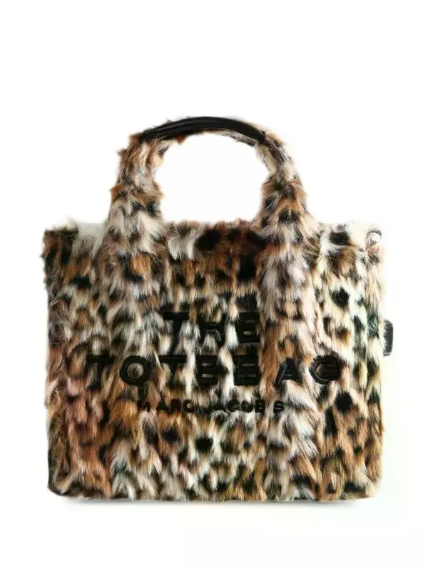 Marc Jacobs Leopard Print Faux Fur Tote Bag