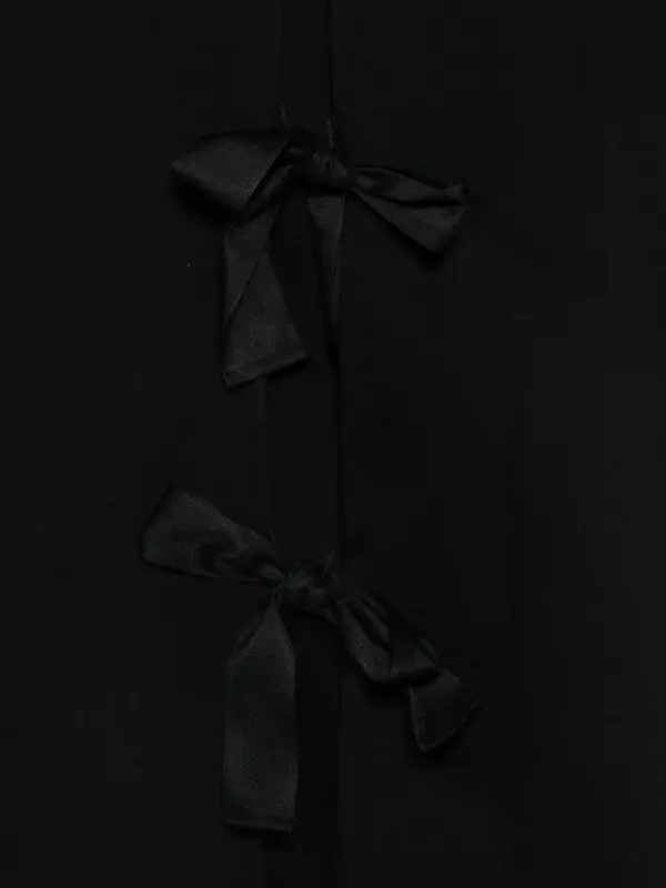THE GARMENT Bow-detail Open-back T-shirt