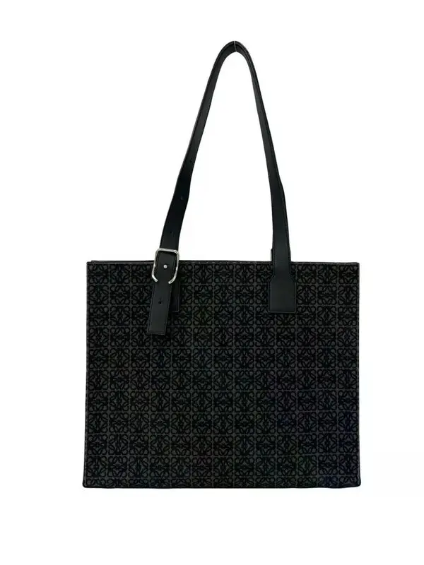 Loewe 2020-2026 Anagram Canvas Tote Bag - Black
