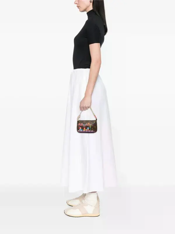 LOUIS VUITTON 2020 Monogram Vivienne Christmas Mini Pochette Accessoires Shoulder Bag - Brown