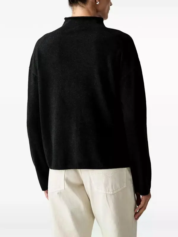 Marc O'polo High-neck Drop-shoulder Sweater - Black