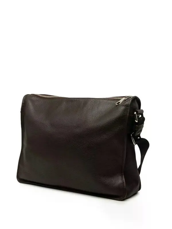 Loewe 2011 Anagram Leather Messenger Bag Crossbody Bag