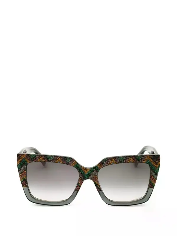 Missoni Chevron Pattern Sunglasses - Green