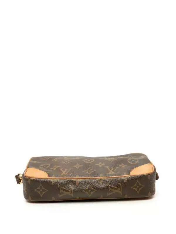 LOUIS VUITTON 1995 Monogram Marly Dragonne Pm Clutch Bag