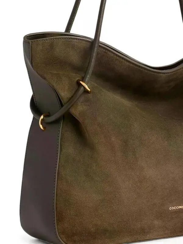 COCCINELLE Lizzie Suede Shoulder Bag