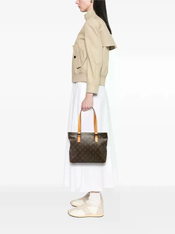 LOUIS VUITTON Monogram Canvas Cabas Piano Tote Bag