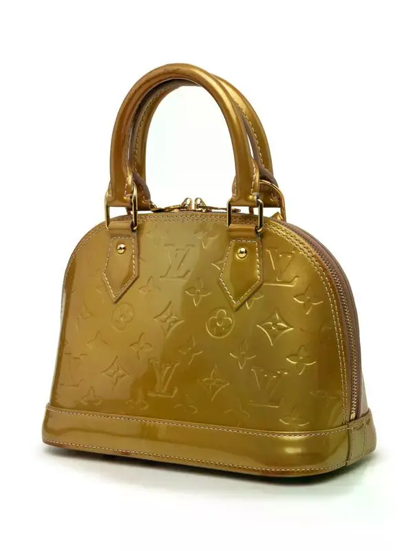 LOUIS VUITTON 2012 Monogram Vernis Alma Bb Satchel