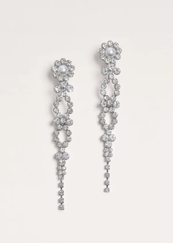 ME+EM Diamante Drop Earrings