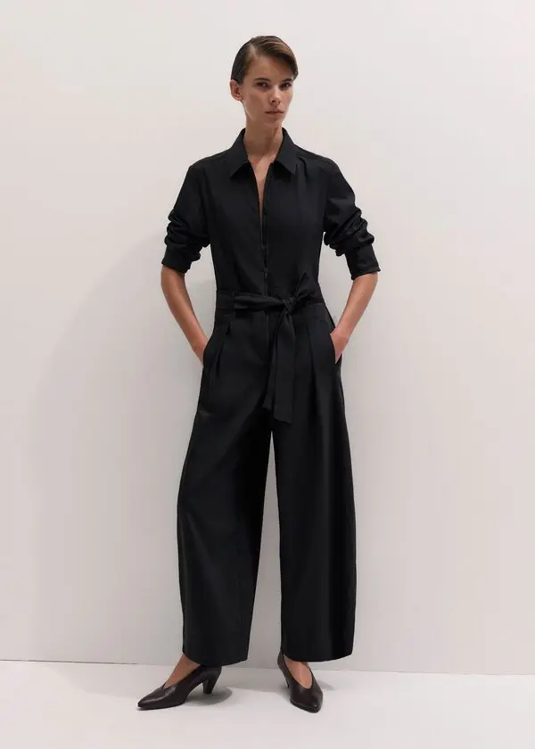 ME+EM Exaggerated Taper Jumpsuit