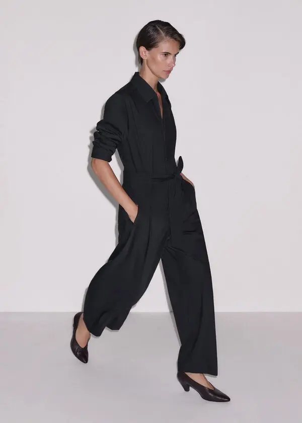 ME+EM Exaggerated Taper Jumpsuit