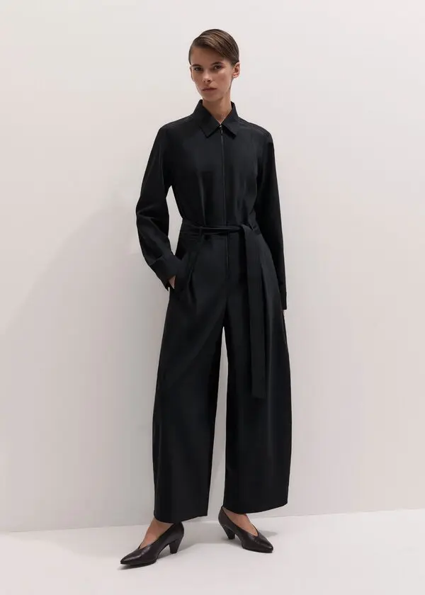 ME+EM Exaggerated Taper Jumpsuit