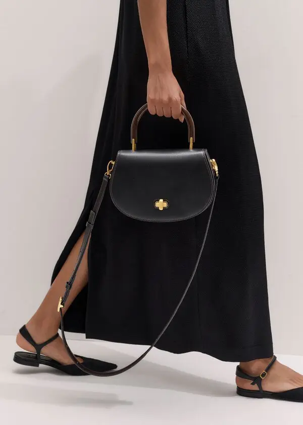 ME+EM Resin Top Handle Bag