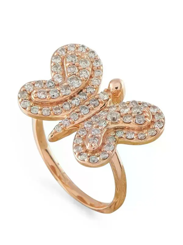 LB EXCLUSIVE Butterfly-motif Diamond Ring