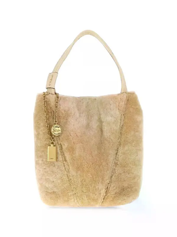 Chloé Small Shearling Tote Bag